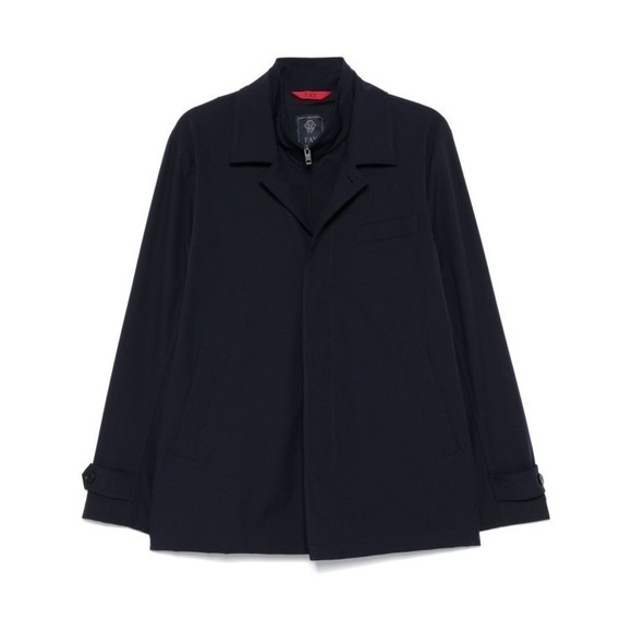 Fay | Jackets & Coats | Fay Tailored Blue Overcoat With Modern ...